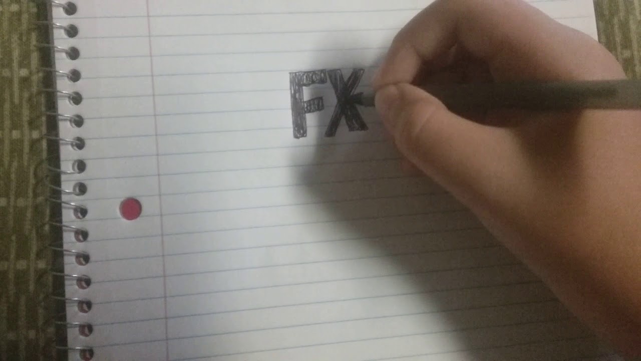 How to Draw a FX & FXX Logo - YouTube