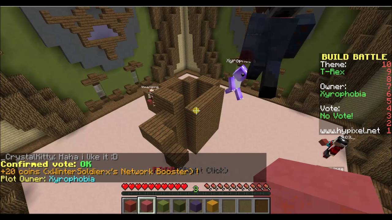 Minecraft Build Battle | T Rex - YouTube