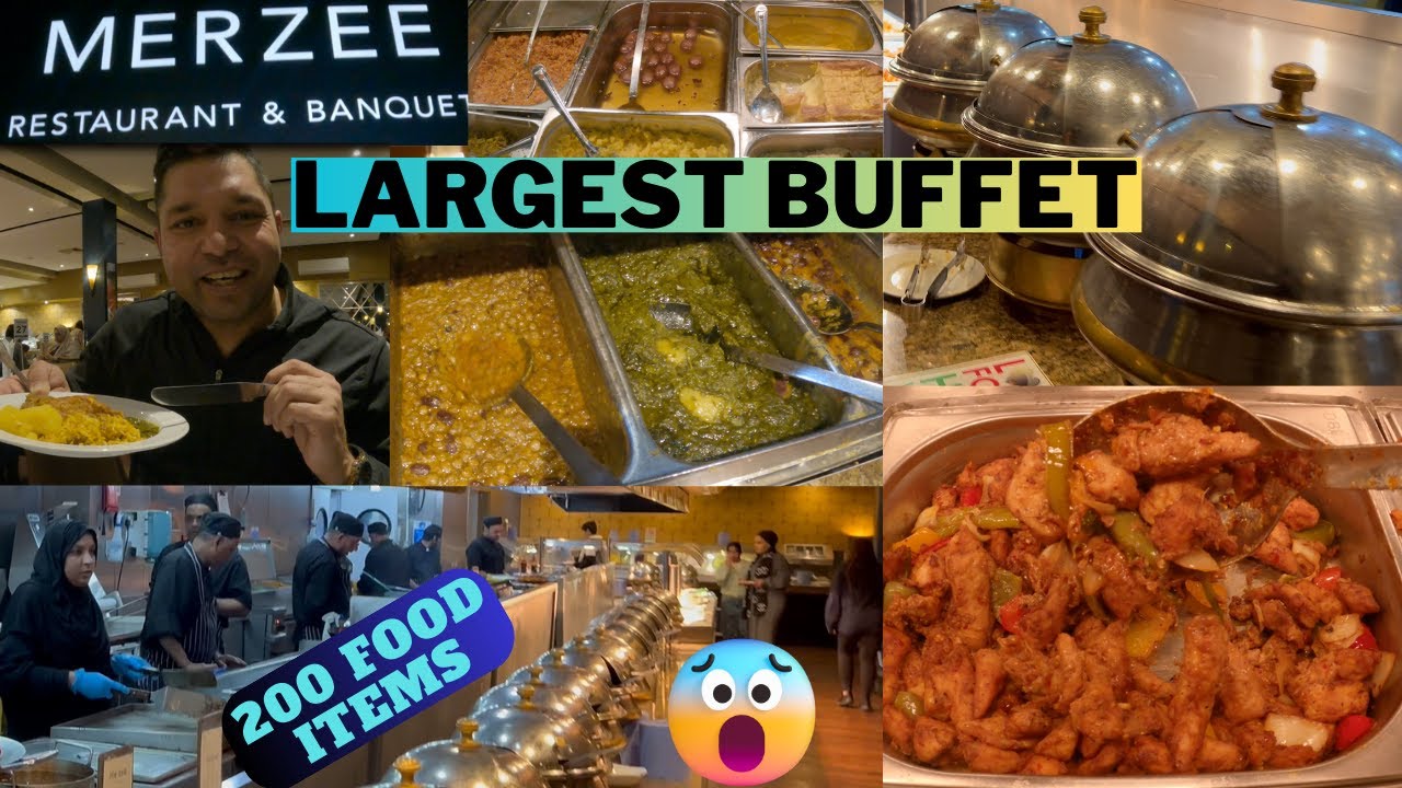 Largest buffet restaurant Biggest Unlimited food Buffet UK Non Stop 200 ...
