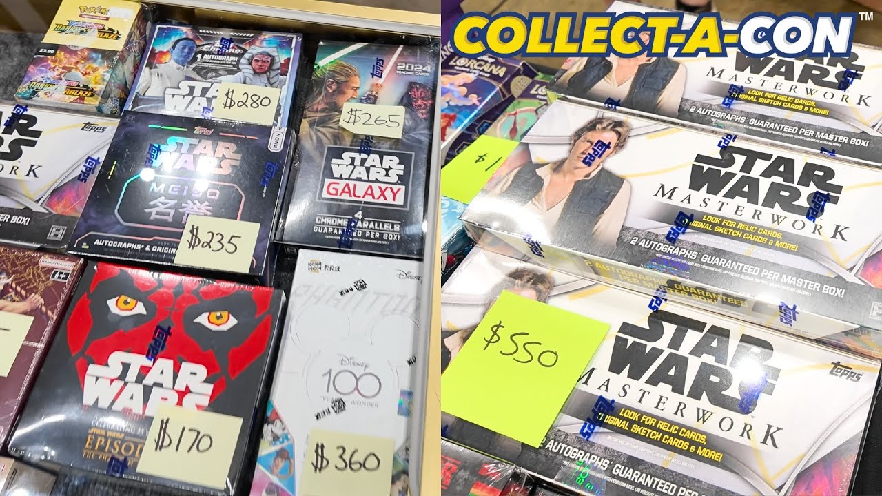Topps Star Wars Card Hunt at Collect A Con Orlando 2025 Round 2 - YouTube