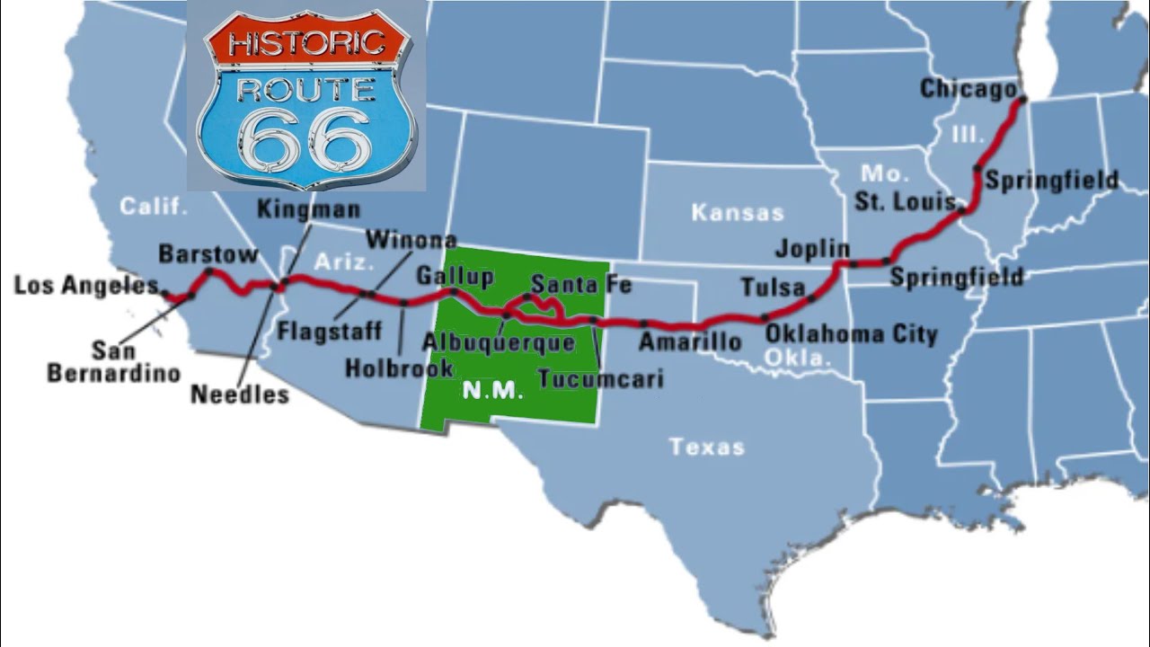 Route 66, New Mexico - A feature-rich trek across 385 miles of ...