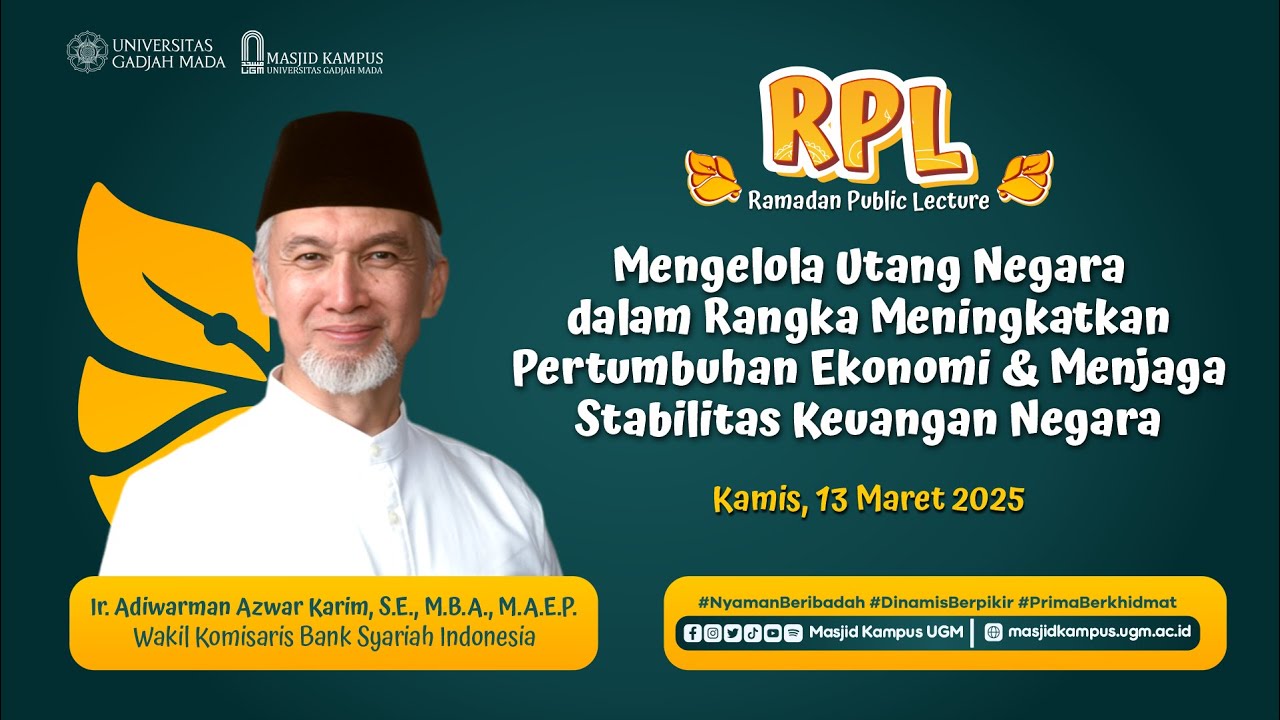 "Mengelola Utang Negara" ~ Ir. Adiwarman Azwar Karim, S.E., M.B.A., M.A ...