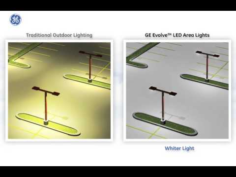 GE Lighting: Evolve LED Area Light - YouTube