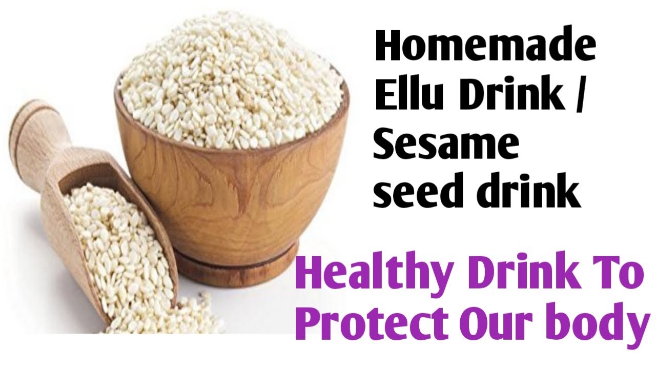 Ellu Drink In Tamil|100% Healthy Drink| Sesame Seed Juice| - YouTube