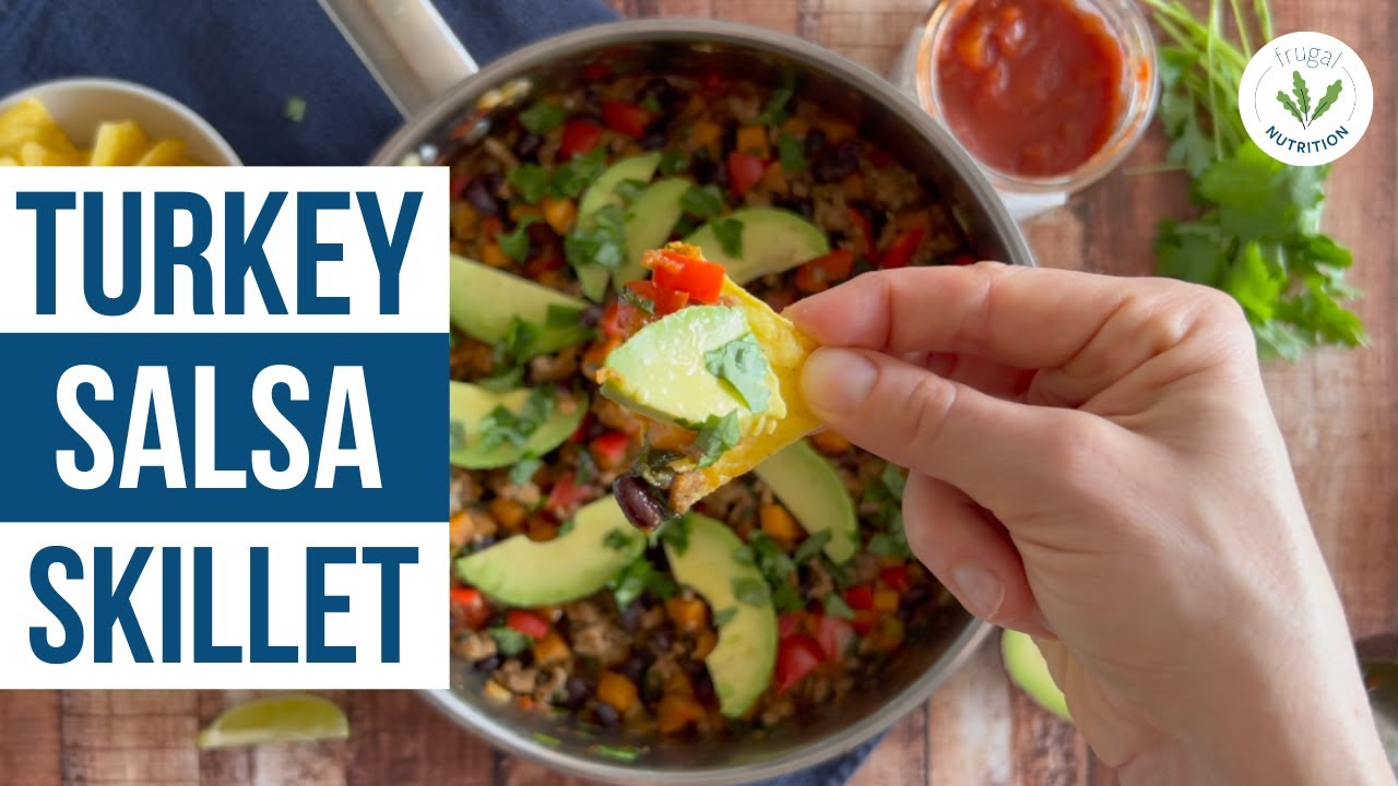 Turkey Salsa Skillet (one pan! meal prep!) - YouTube