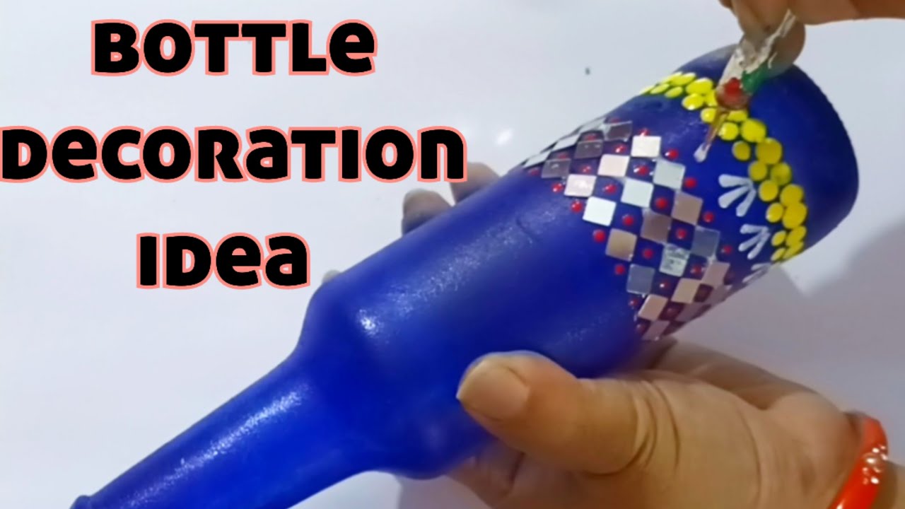 bottle decoration idea, unique bottle decoration idea, best out of ...