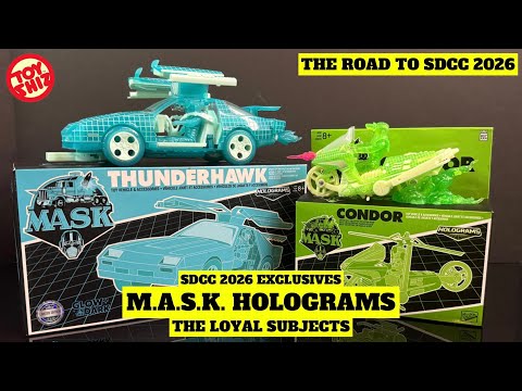 2026 SDCC EXCLUSIVES - M.A.S.K. HOLOGRAMS | The Loyal Subjects 