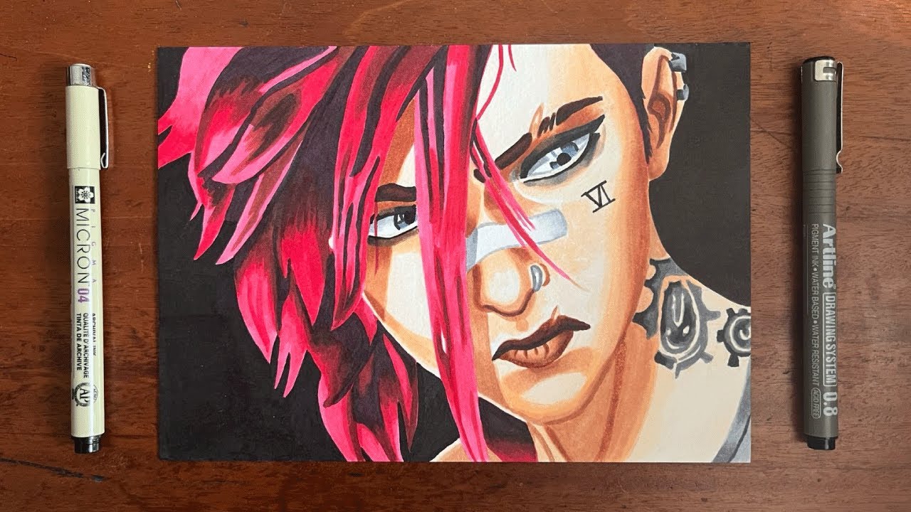 Drawing Vi (New Look) | Gaze Draw Maker - YouTube