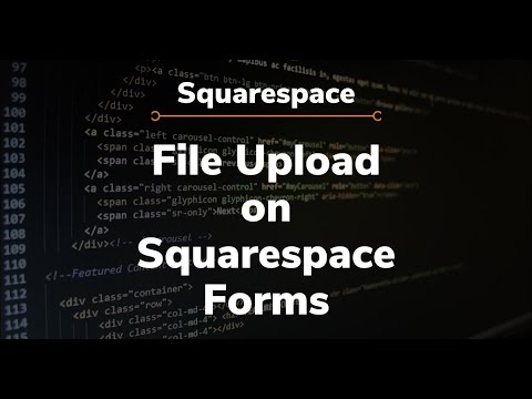 Squarespace Tutorials - File Upload on Forms - YouTube