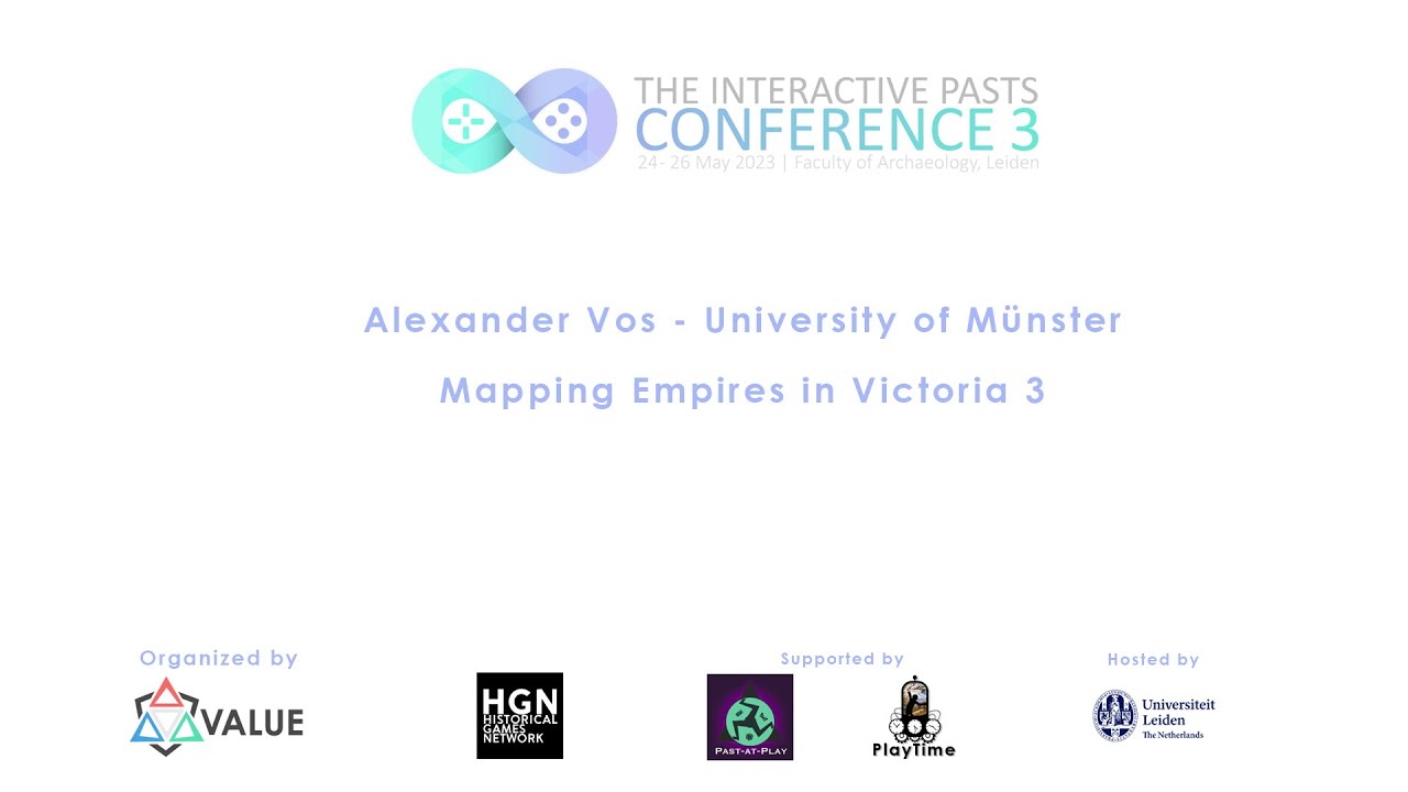 TIPC3: Alexander Vos - Mapping Empires in Victoria 3 - YouTube