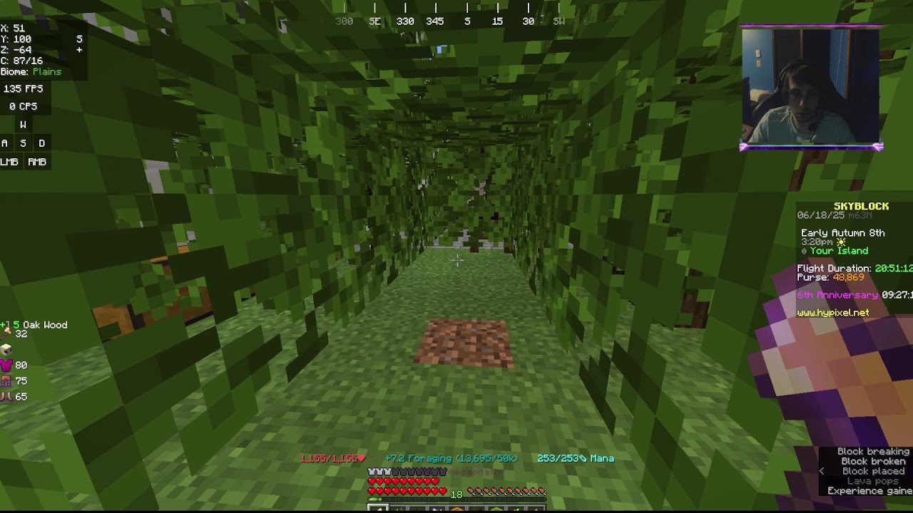 Minecraft Skyblock: Hypixel Building my Base out - YouTube