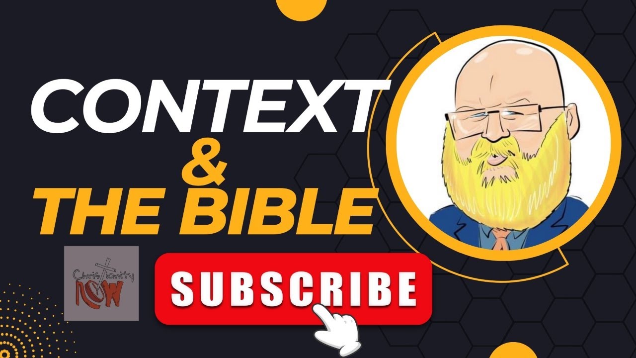 Cogitations about context and Bible interpretation s6e24 - YouTube