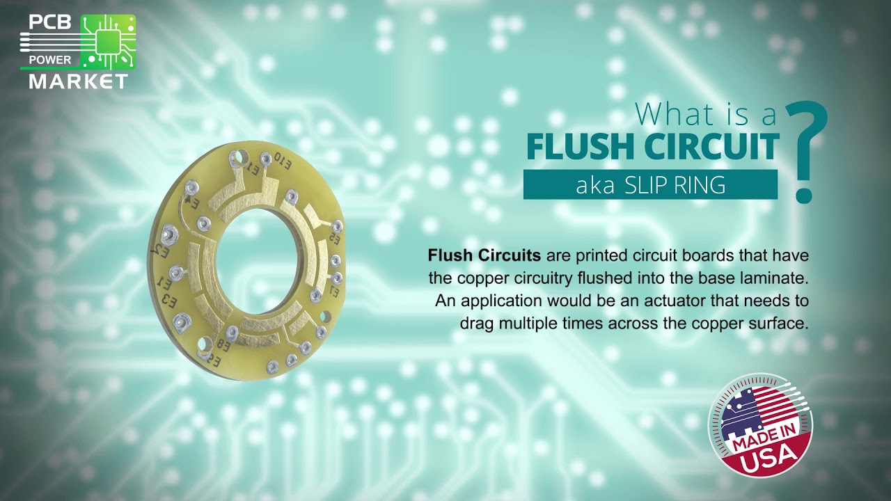 What is a FLUSH CIRCUIT aka Slip Ring? - PCB Power Market - YouTube