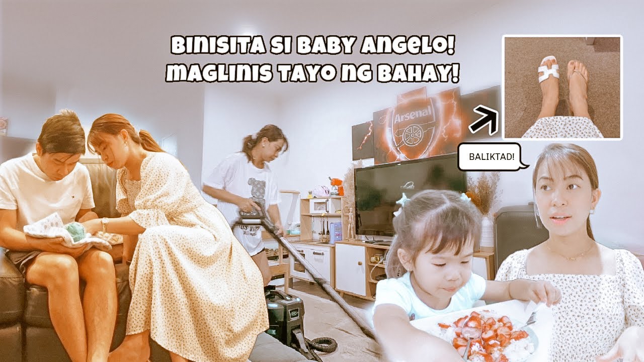 WE VISITED OUR BABY ANGELO + HOUSE CLEANING DAY | MaryJLyVlogs - YouTube