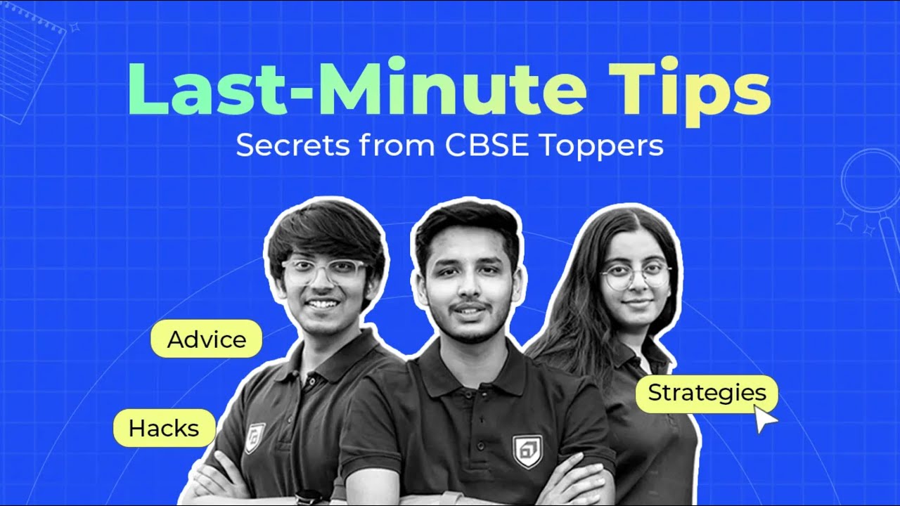 Class 12 Boards 2025 👌 Topper Last Minute Tips 🎯 Best Strategy to Score ...