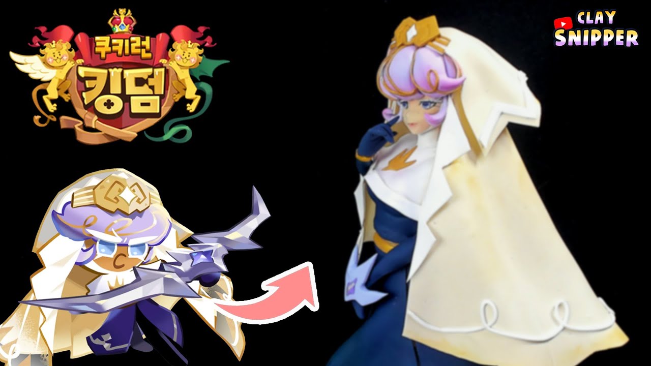 Cookie Run: Kingdom " Pastry Cookie " clay art - YouTube