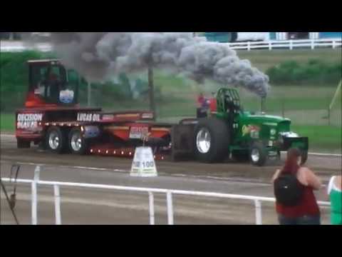 Limited Pro/Super Farm Tractor Pull – Big Butler Fair - YouTube