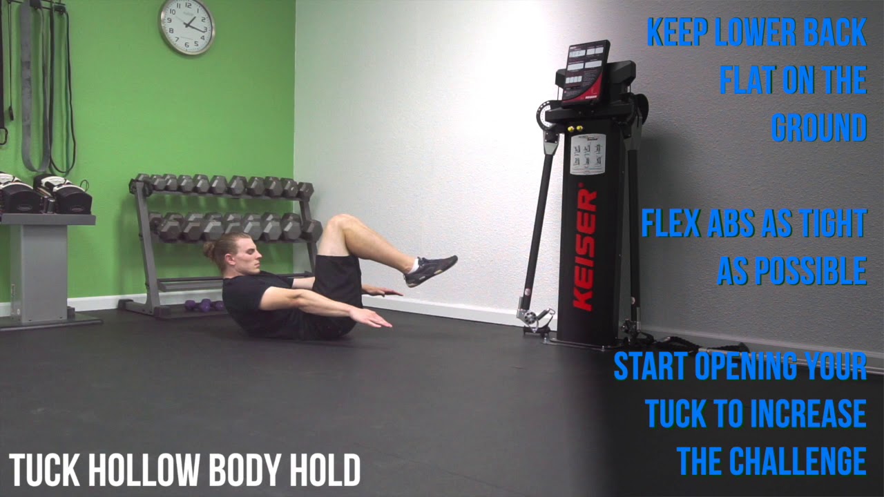 Tuck Hollow Body Hold - YouTube