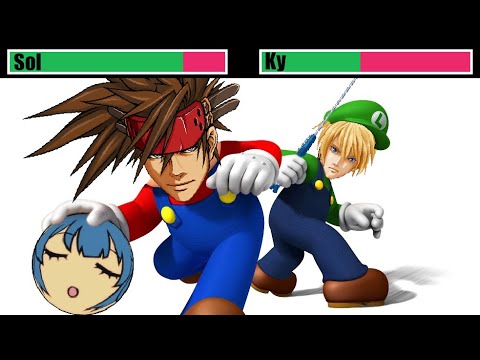 Guilty Gear (2013) Sol vs Ky Final Battle with healthbars - YouTube