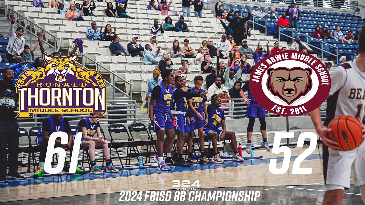 8B Championship | Ronald Thornton MS -vs- James Bowie MS Game Recap ...