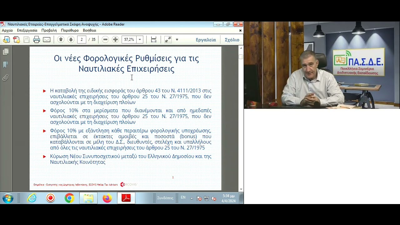04-04-24 ΠΑΣΔΕ ΣΕΜΙΝΑΡΙΟ ΝΑΥΤΙΛΙΑΚΕΣ ΕΤΑΙΡΕΙΕΣ ΕΠΑΓΓΕΛΜΑΤΙΚΩΝ ΣΚΑΦΩΝ ...