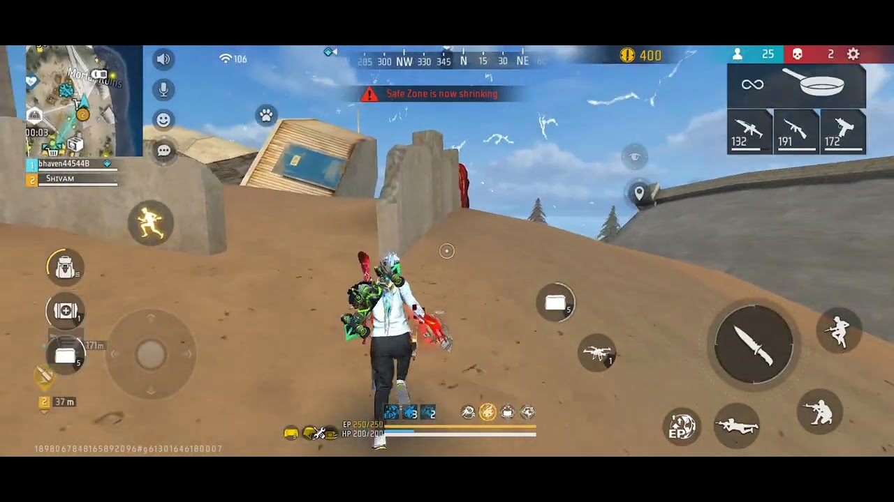 Free Fire Gameplay After The Season Change - YouTube