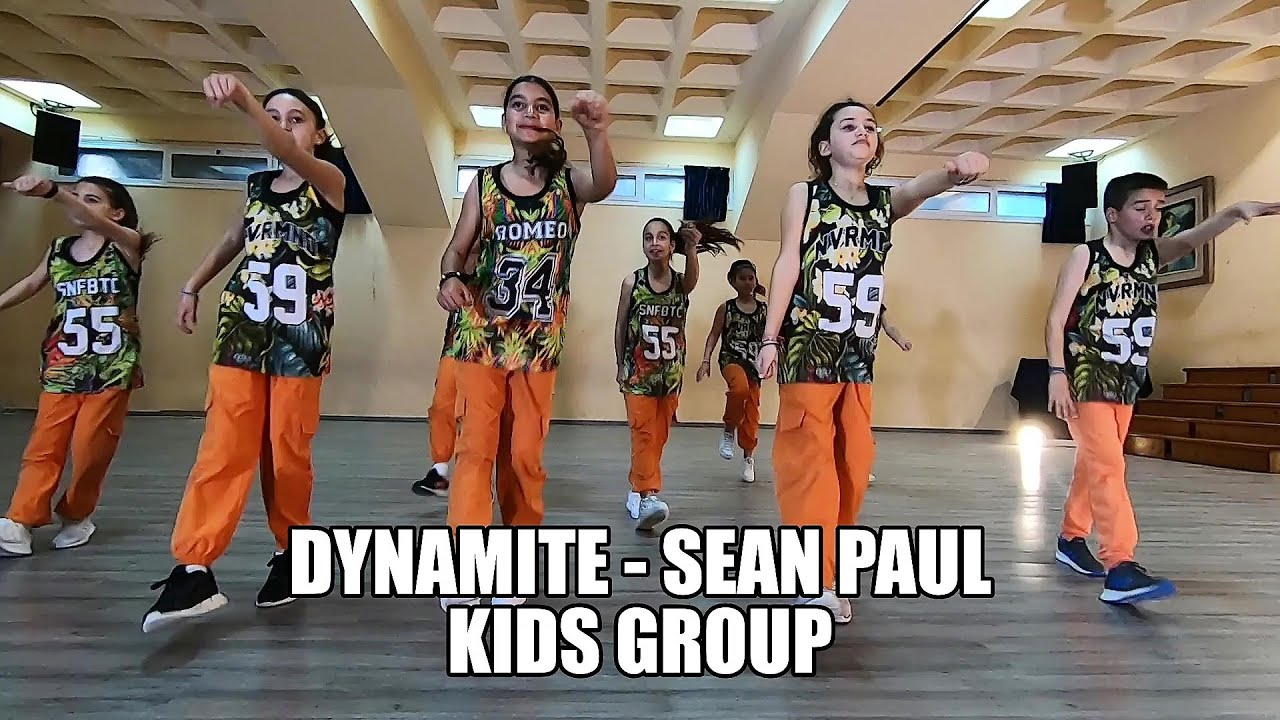 SEAN PAUL ft SIA - DYNAMITE DANCE CHOREOGRAPHY. Kids Dance Class Video ...
