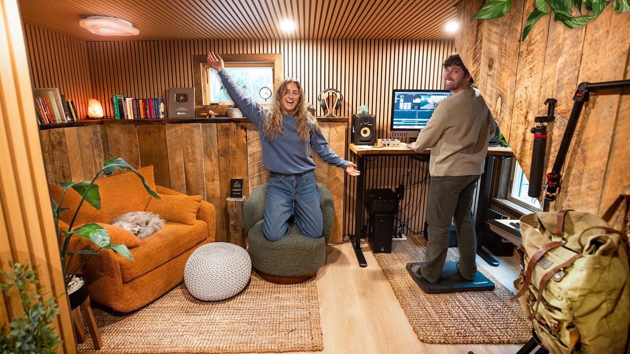 Before & After: Forgotten Room to Creative Studio - YouTube