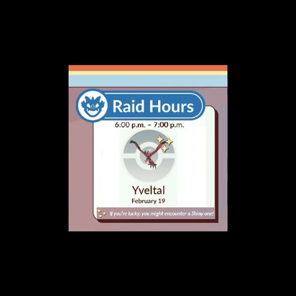 PokemonGONews: Raid Hour, Wednesday, Feb. 19, 2025 6PM-7PM Local time ...