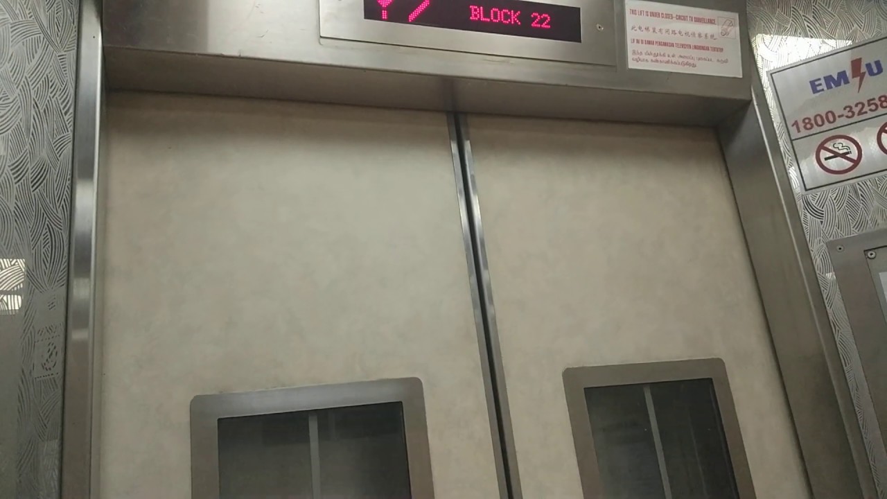 Block 22 Haig Road Fujitec Elevator Lift A - YouTube