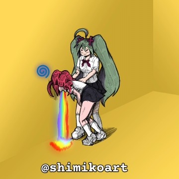 Miku & Teto Baka #3 Tetoris Spinning🍮 #hatsunemiku #kasaneteto # ...