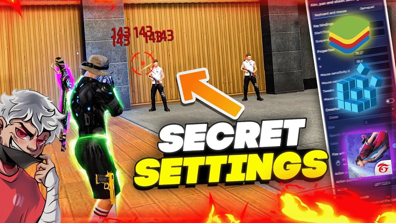 BLUESTACKS 4 | Free Fire New Headshot Settings | BLUESTACKS DPI SETTING ...