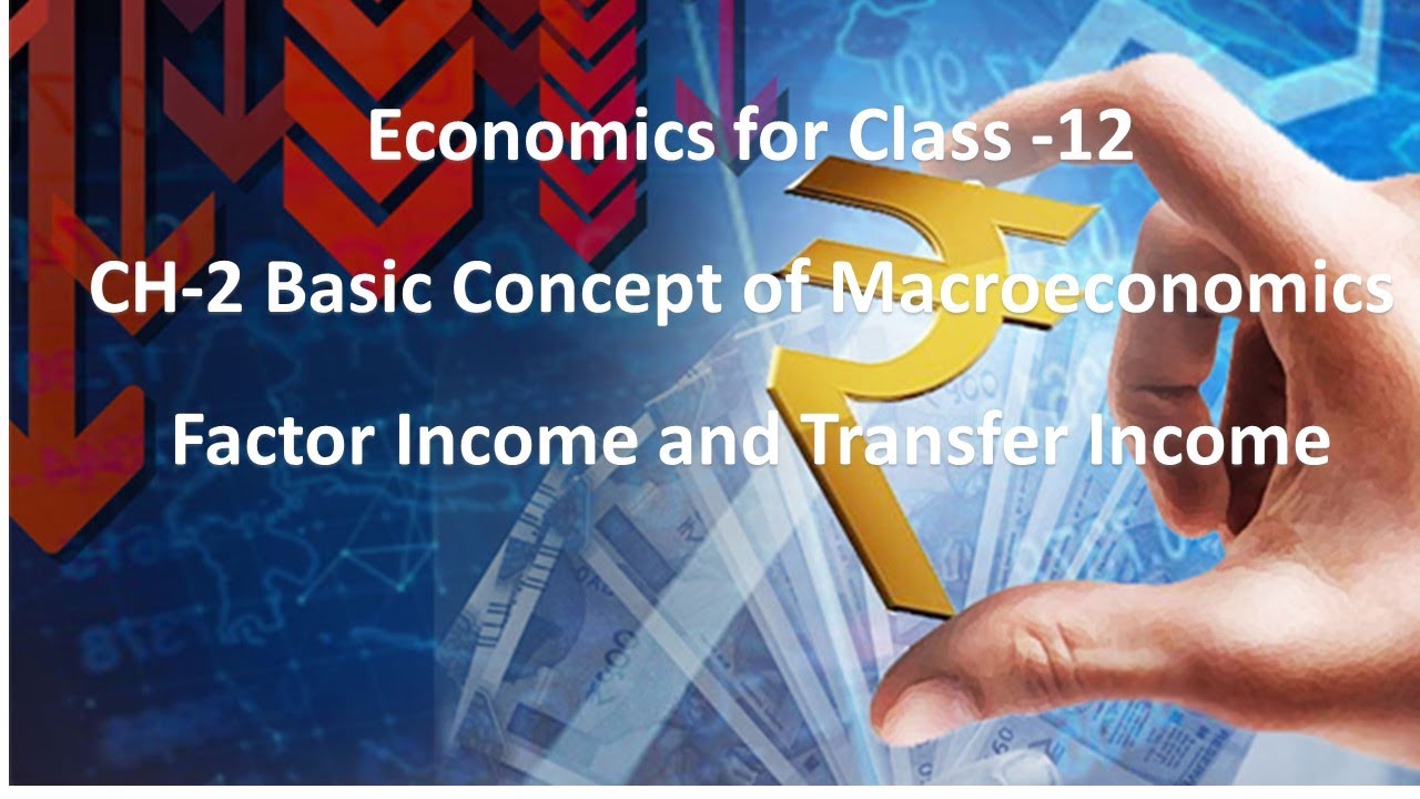 Lecture 8 Ch 2 Basic Concept of Macroeconomics Factor Income & Transfer ...