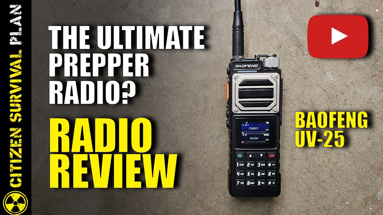 Baofeng UV-25 Review: The Ultimate Prepper Radio with Scramble Mode! - YouTube