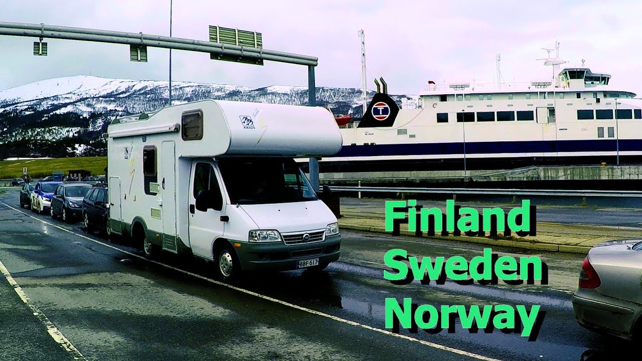 Путешествие в норвегию на автодоме с семьей! trip to norway with ...