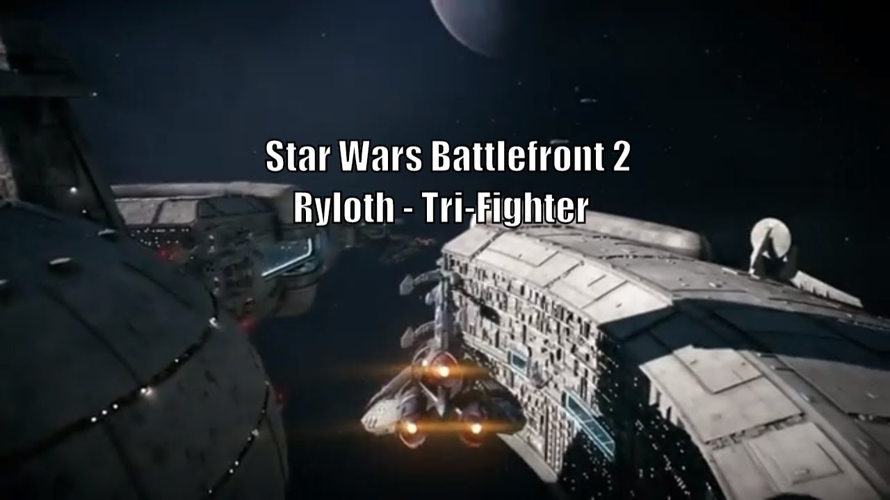Star Wars Battlefront 2 - Ryloth - Tri-Fighter - YouTube