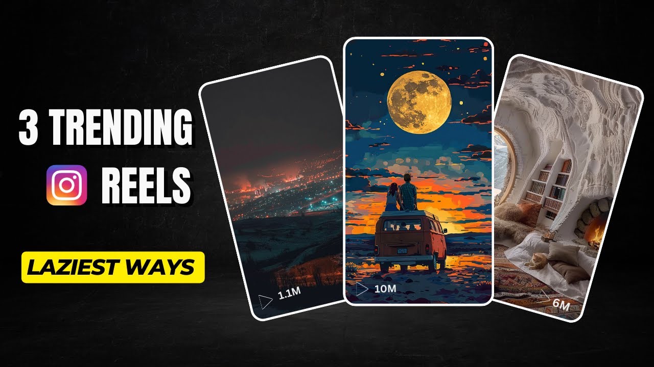 How To Make 3 Trending Reels Using AI (The LAZIEST Ways!) - YouTube