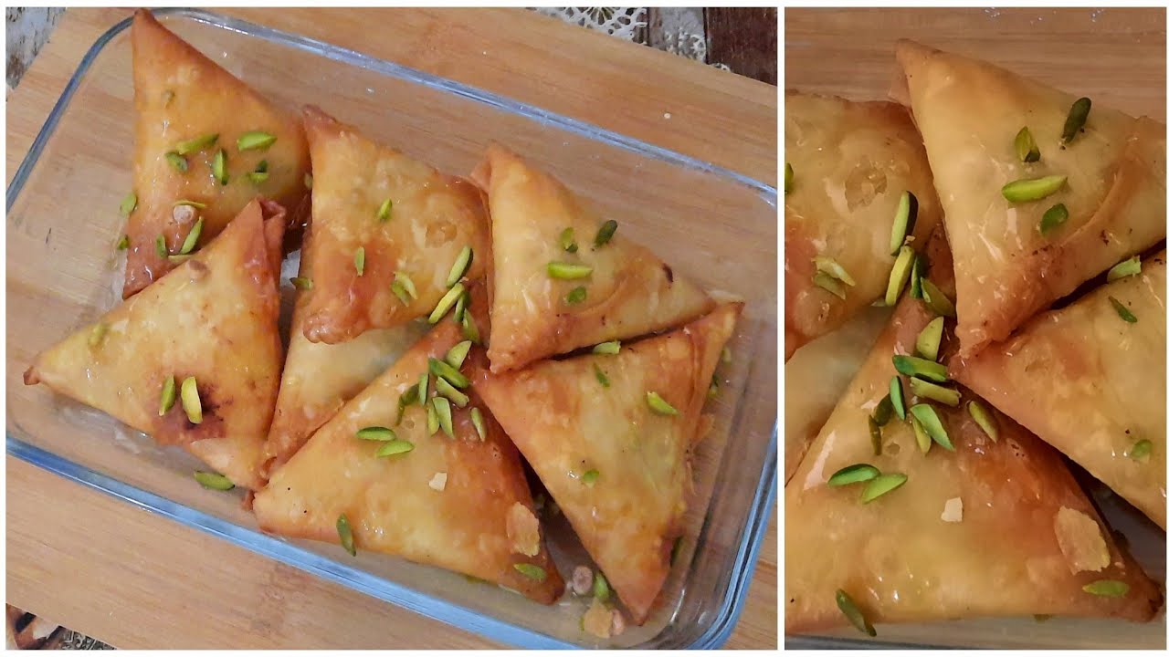 Quick Samosa Dessert | Sweet Samosa Recipe | Easy Dessert For Eid ...