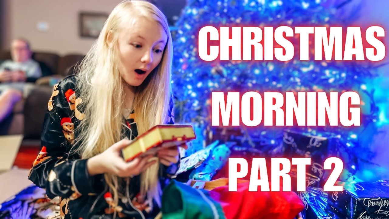 CHRISTMAS MORNING PART 2 | HEATHER VLOGS LIFE - YouTube