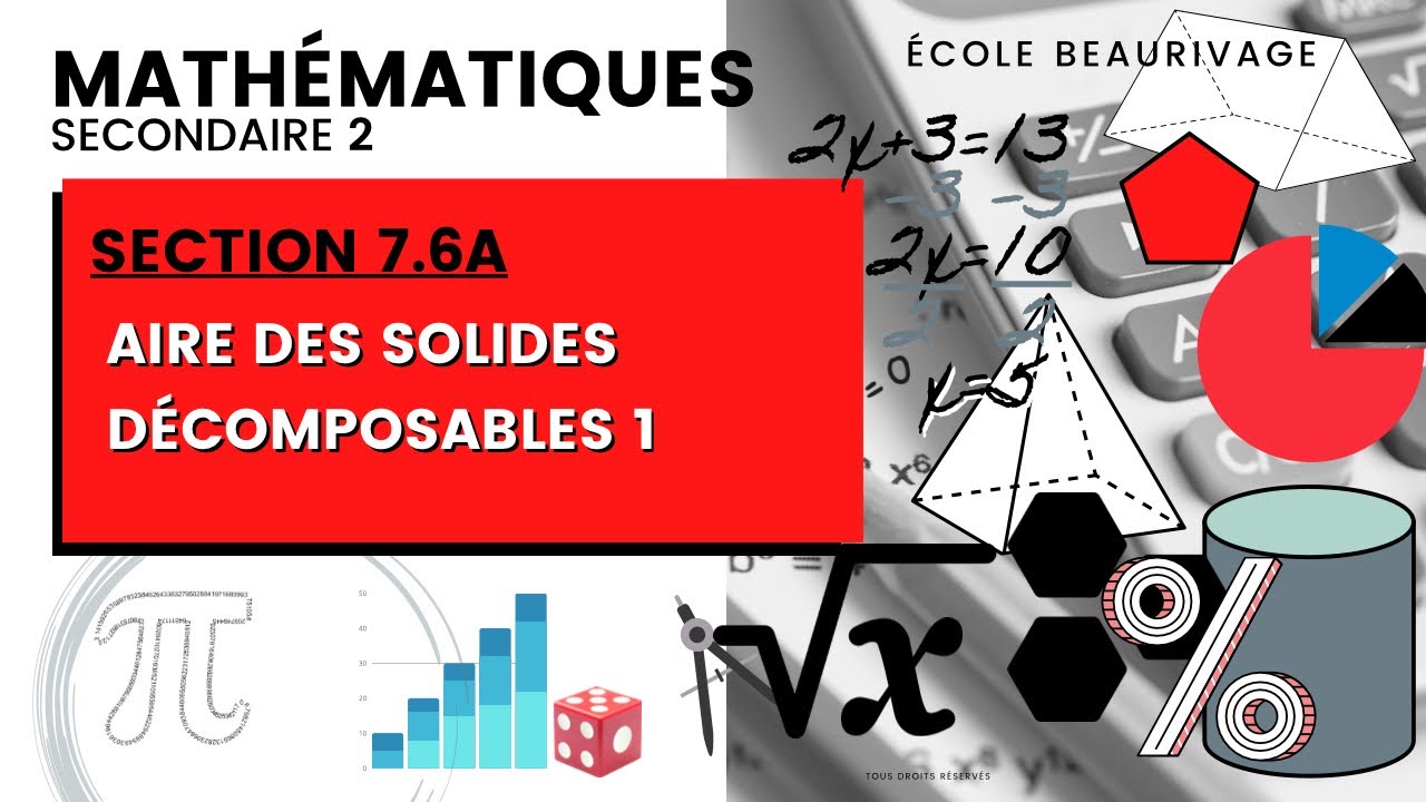 7.6A - Aire des solides décomposables 1 - YouTube
