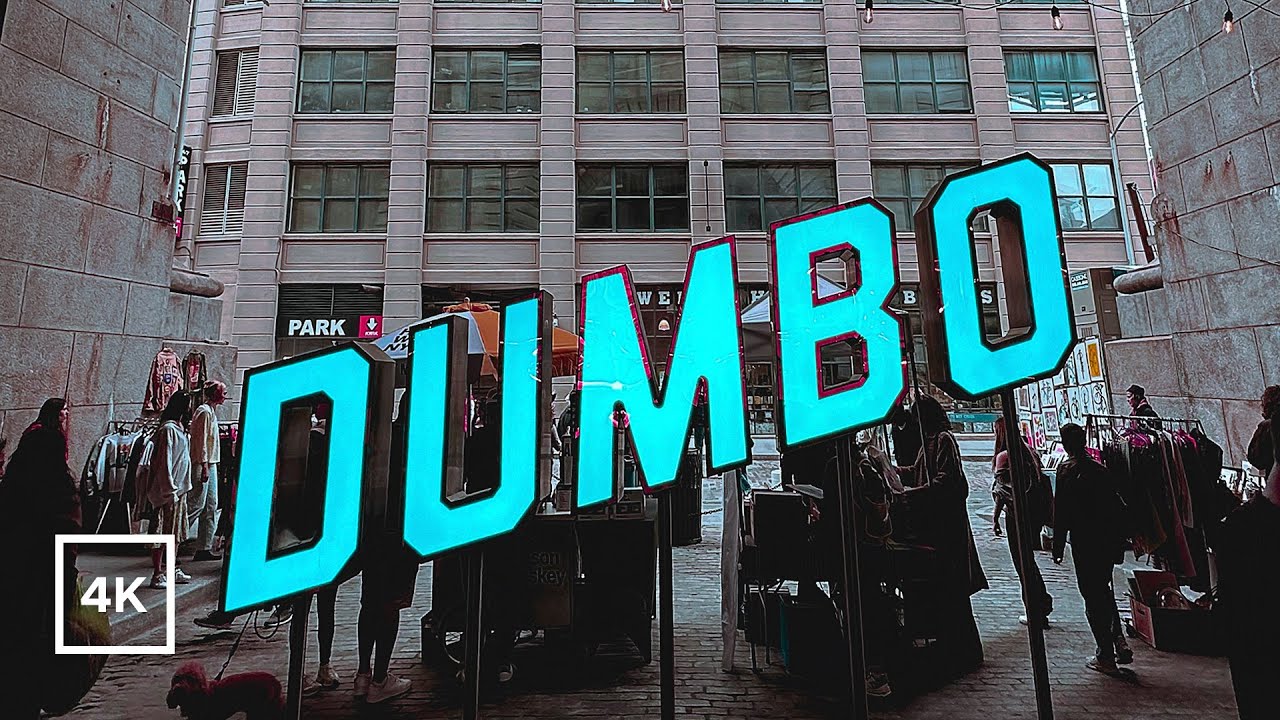 Walking to Dumbo Brooklyn NYC Flea Market [4K] - YouTube