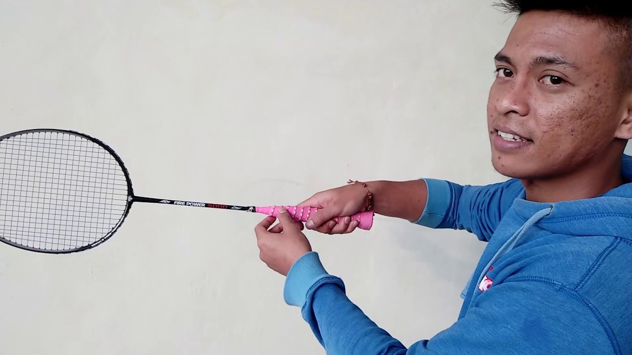 #Badminton. Tutorial pegangan RAKET yang BENAR, seperti KEVIN S. - YouTube