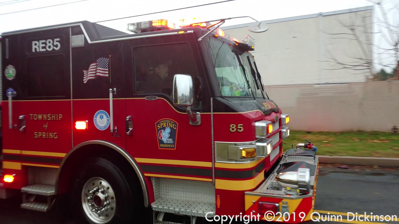 Units Arriving on Scene at a Fire Alarm Activation - Sinking Spring, PA ...