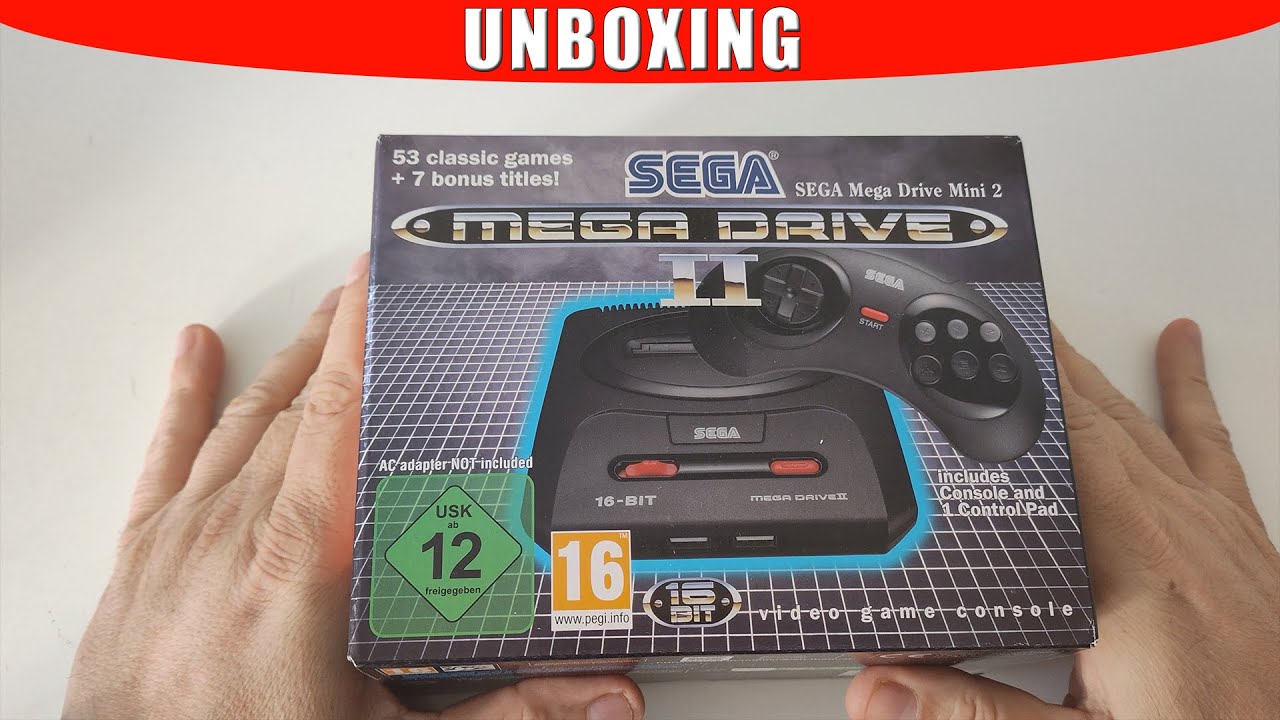 Asi es Mega Drive Mini II, unboxing, roms y contenido. - YouTube