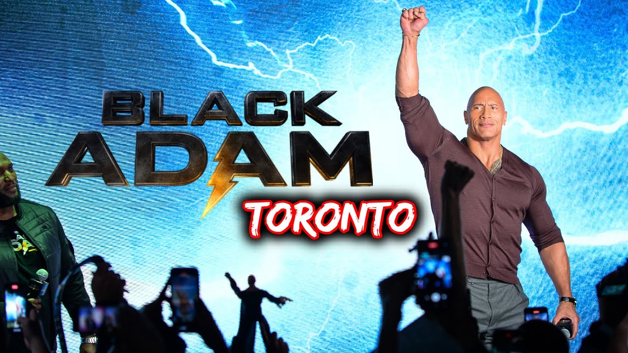 THE ROCK IN TORONTO - Black Adam Rocks Canada VLOG - YouTube