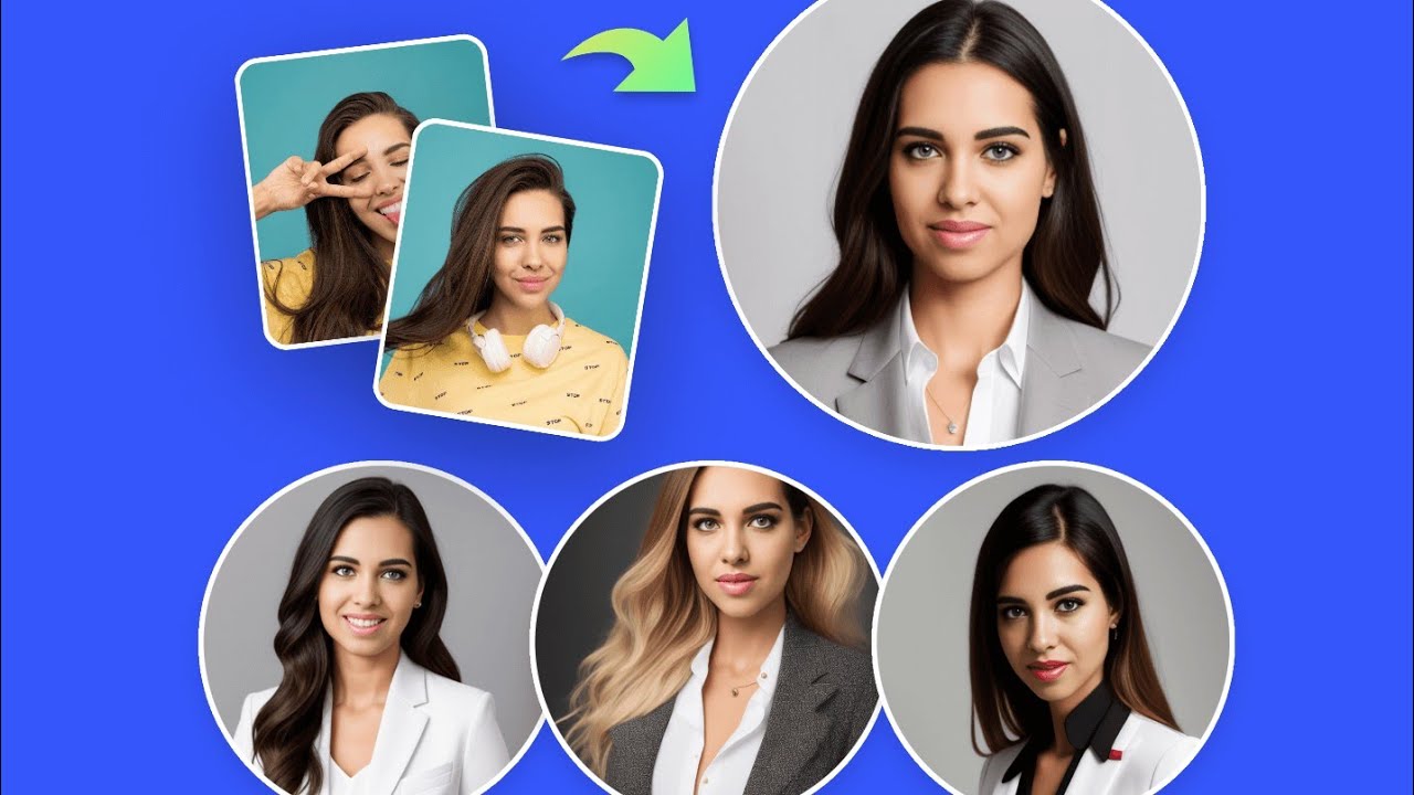 AI : Create Simple profile Pictures Fast And Free (Free AI Tools) - YouTube
