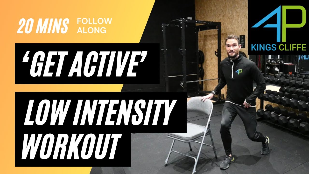 'Get Active' Low Intensity Bodyweight Workout - Follow Along - Active ...