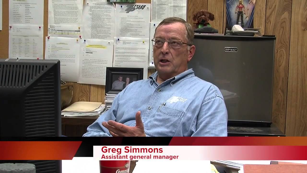 Tyler Pipe Improves Safety Record - YouTube