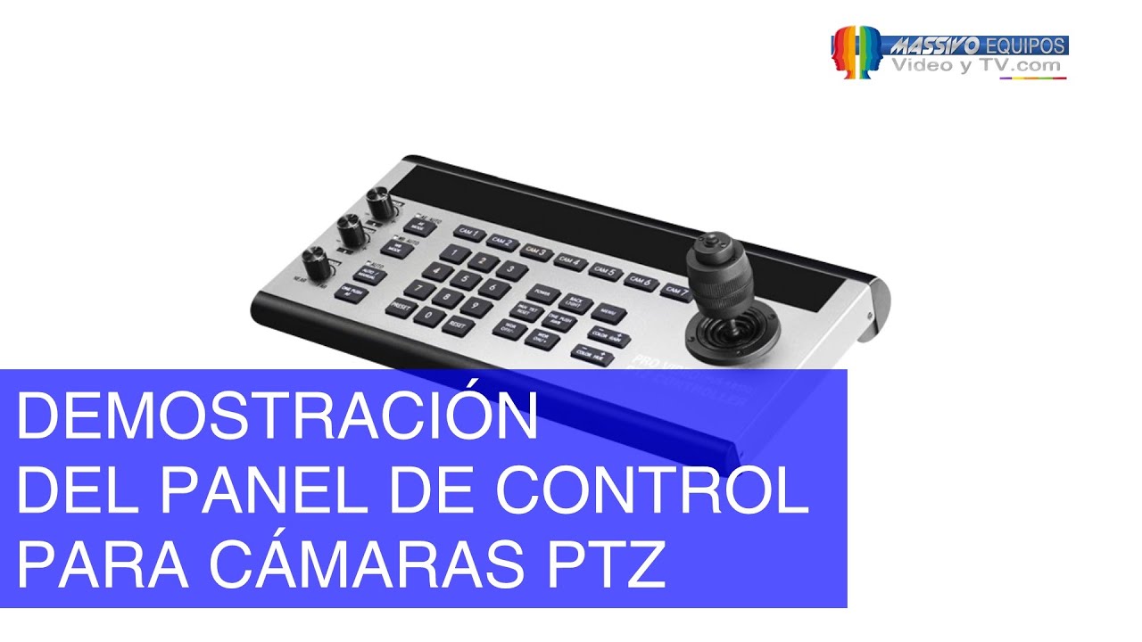 Panel de Control para camaras PTZ - YouTube