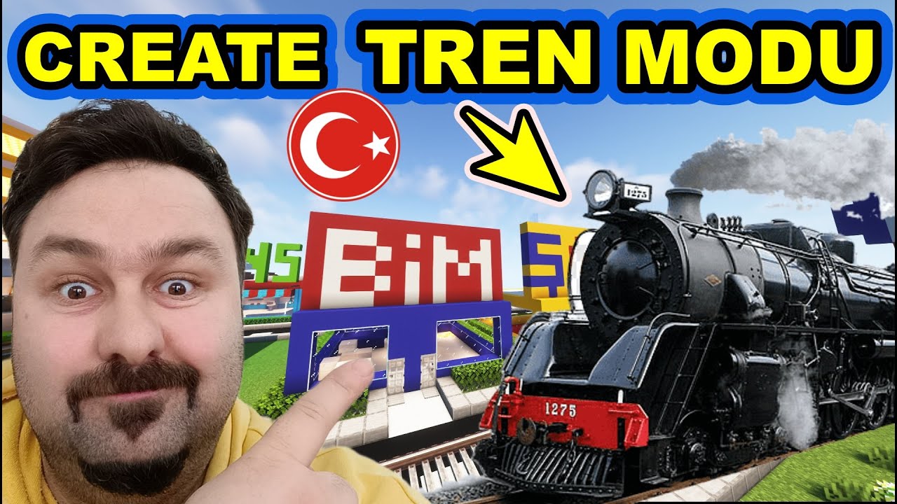 CREATE TREN MODU NASIL YAPILIR MİNECRAFT CREATE NASIL KULLANILIR TÜRKÇE ...